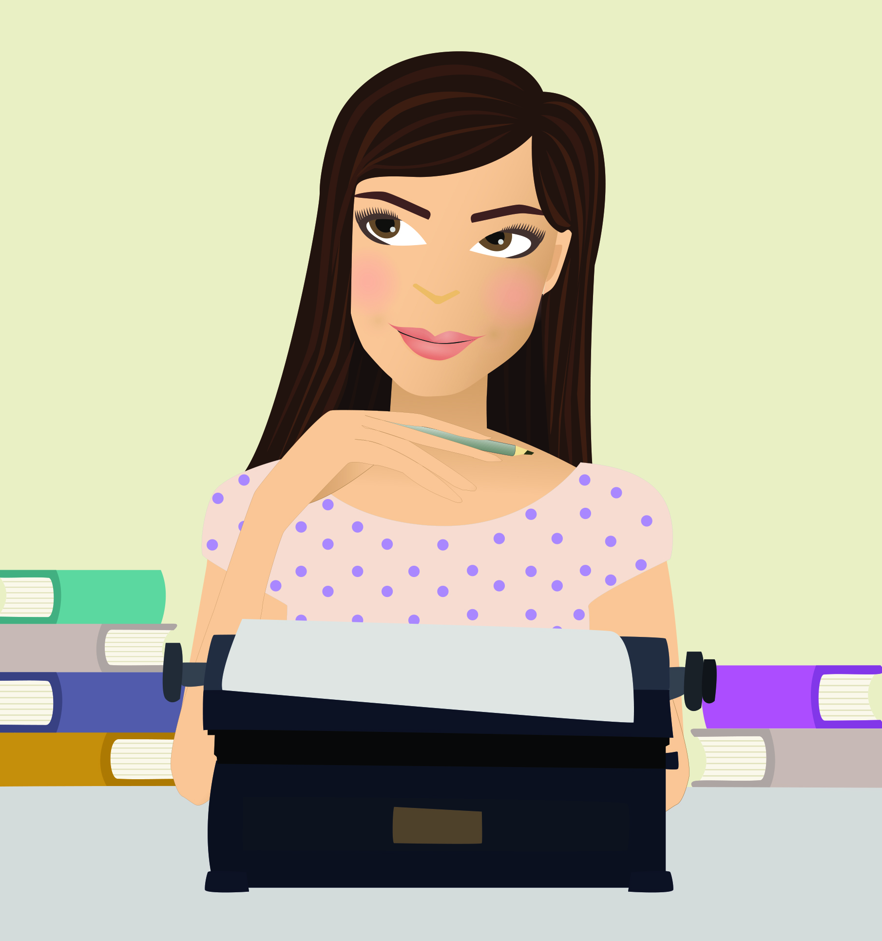 Louise-Character | Sami Designs - Interior & Graphic design - Christchurch